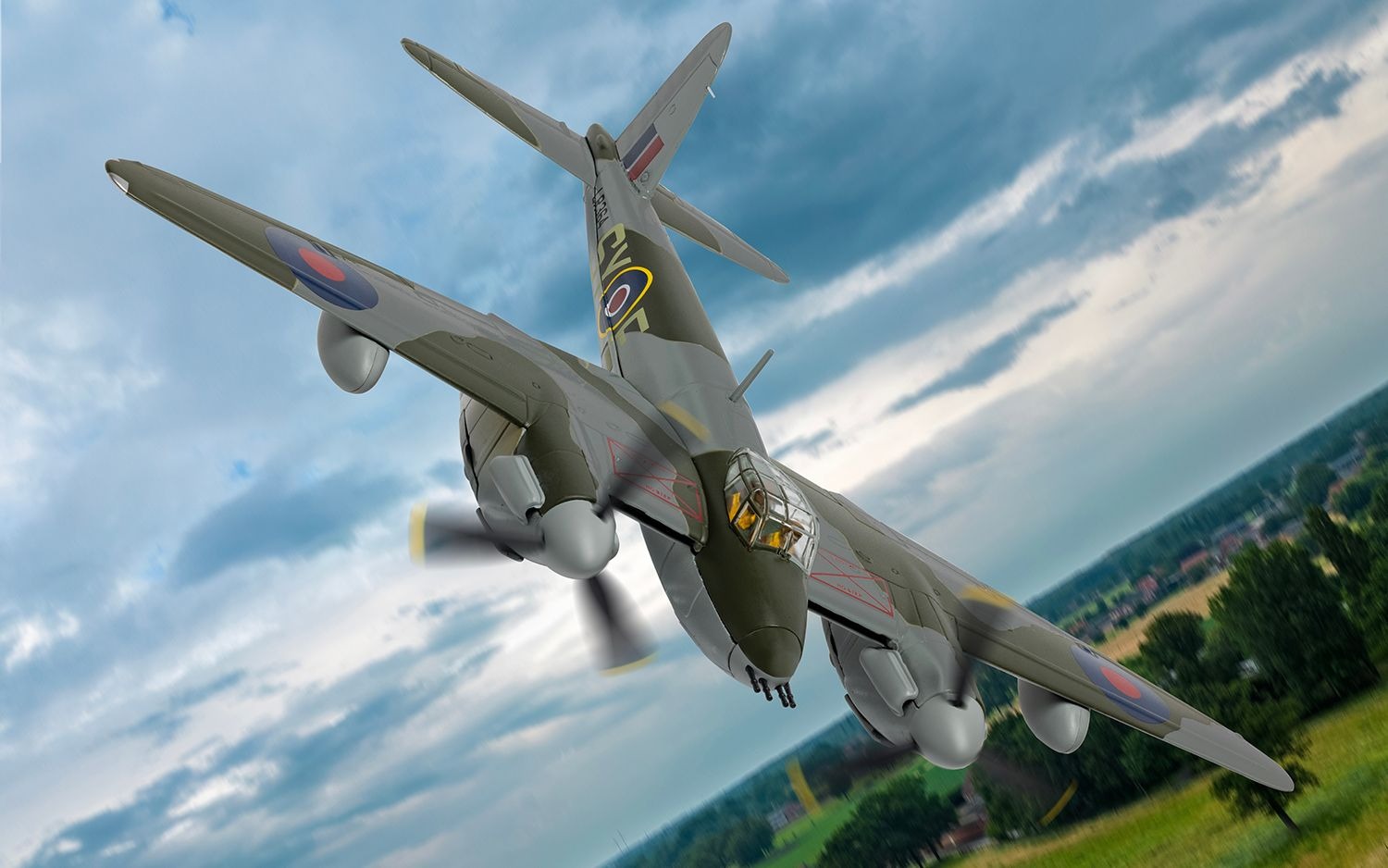 CORGI MOSQUITO FB VI RAF LR364/SY-E JOHN R "BOB" BRAHAM & SQN LDR BILL ...
